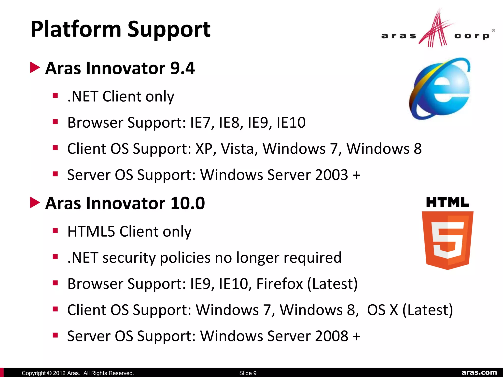 Aras PLM's Browser Neutral Client | PDF