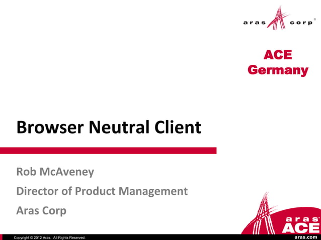 Aras PLM's Browser Neutral Client | PDF | Web Development | Internet