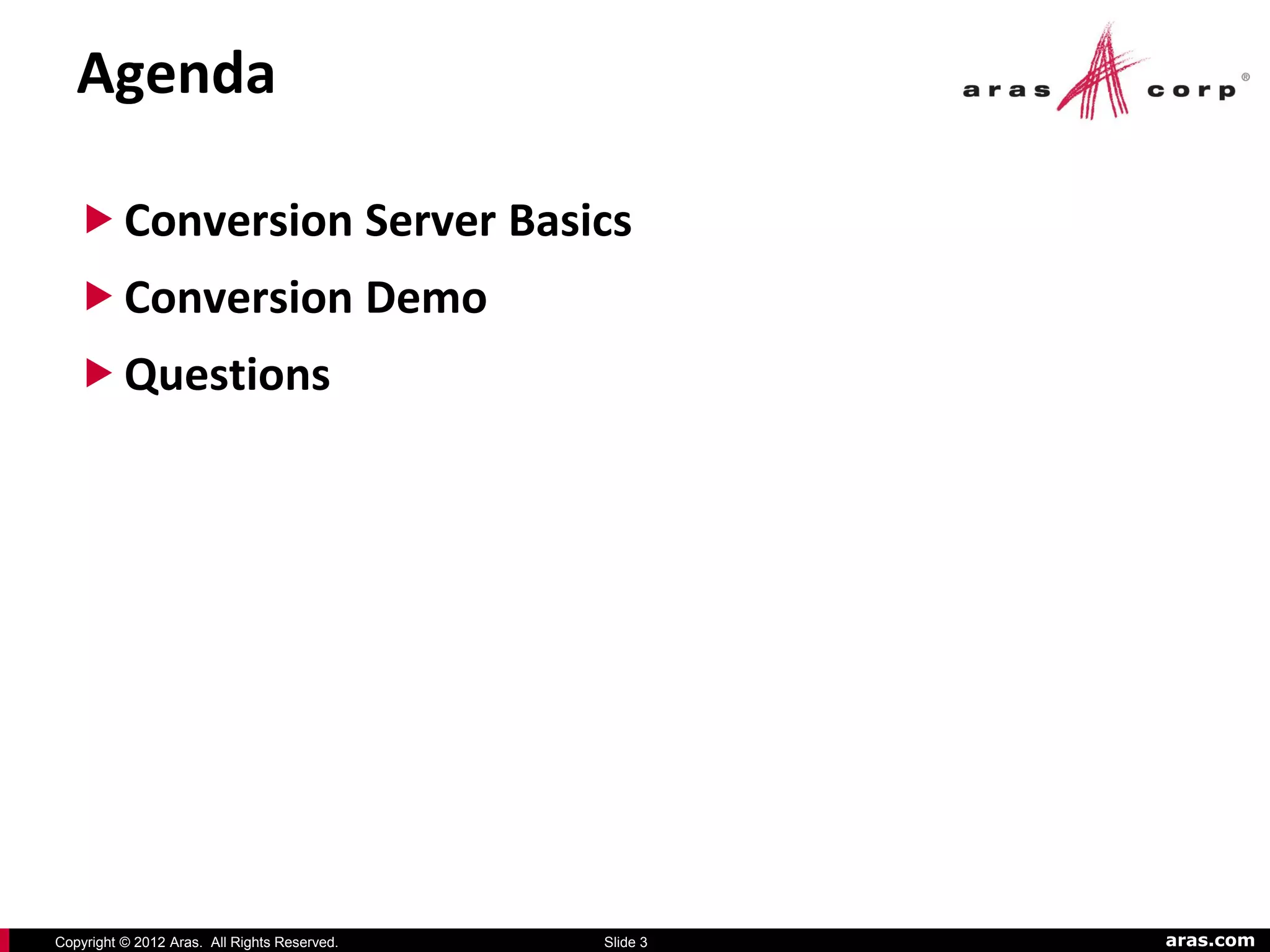 Aras PLM Software Converter Framework | PDF
