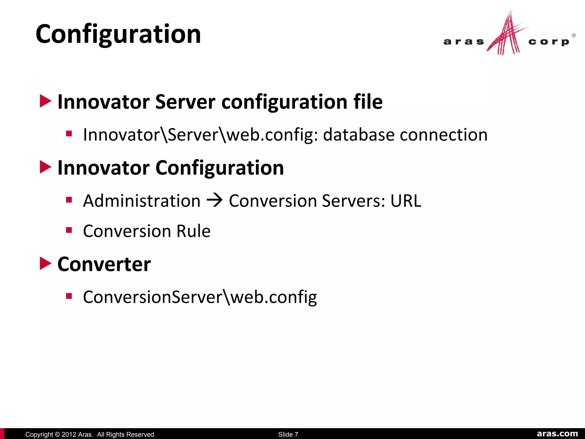 Aras PLM Software Converter Framework | PDF