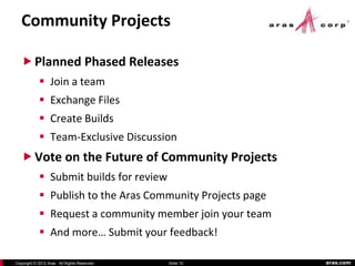 Aras Corporate PLM Community | PDF