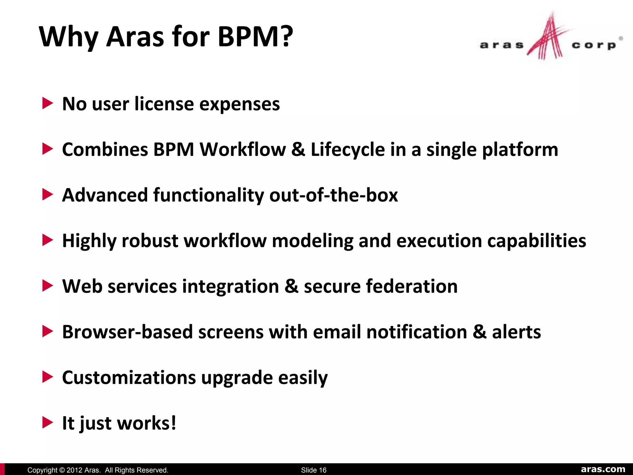 Aras Custom Business Process Management | PDF | Operating Systems | Computer Software and ...