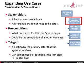 Aras and Developing Deployment Use Cases and Requirements | PDF