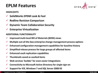 Aras EPLM for SolidWorks EPDM | PDF | Cloud Computing | Internet