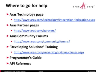 Aras PLM Software Integration Basics | PDF