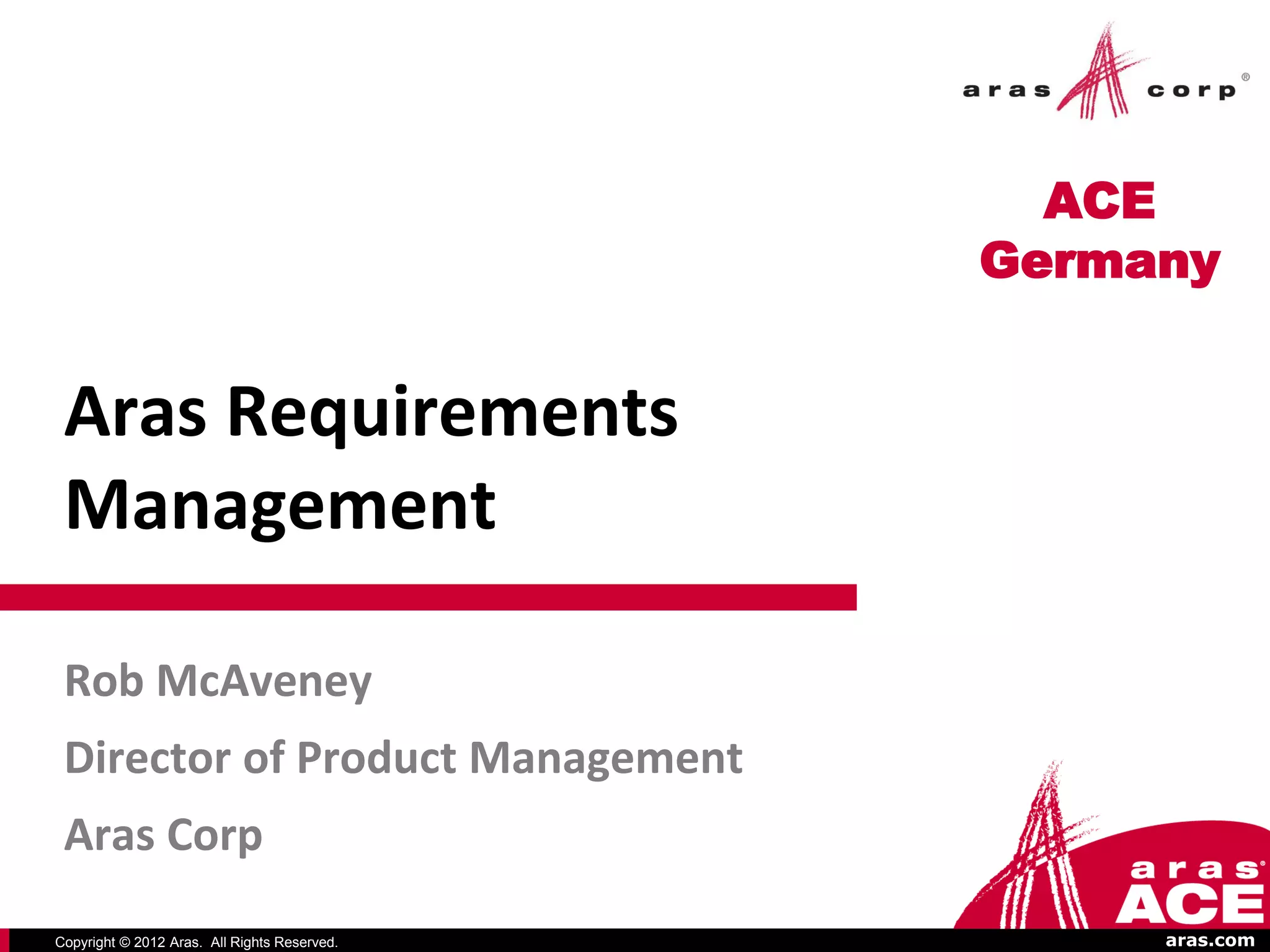 Aras PLM Requirements Management | PDF