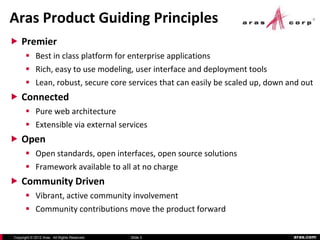 Aras Vision and Roadmap with Aras Innovator PLM Software | PDF