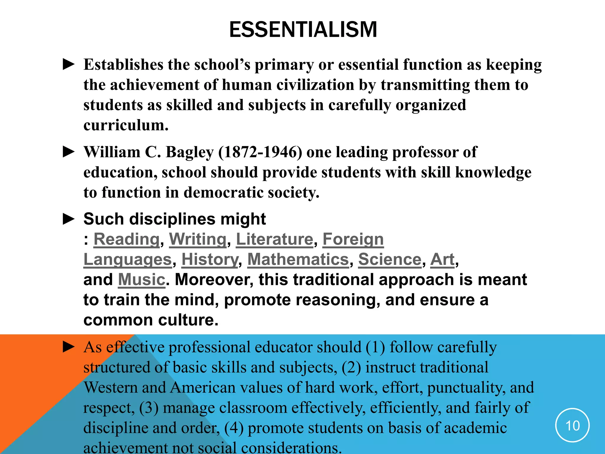 Philosophical Roots of Education | PPTX