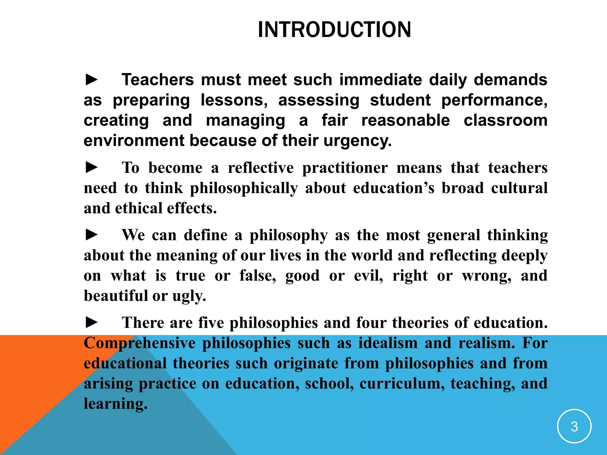 Philosophical Roots of Education | PPTX