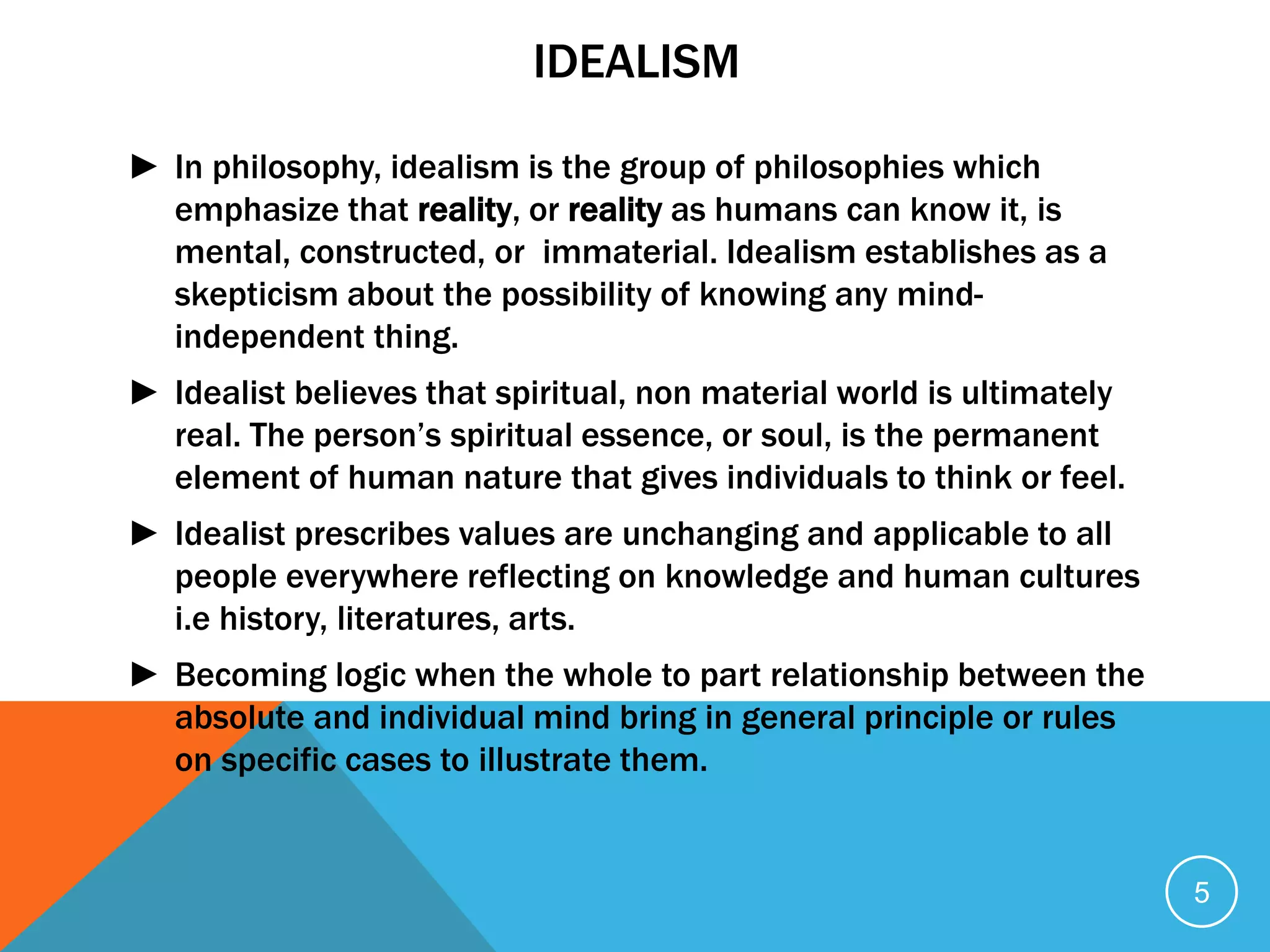 Philosophical Roots of Education | PPTX