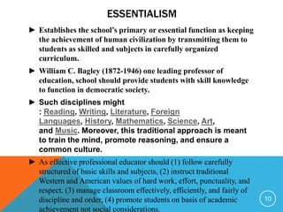 Philosophical Roots of Education | PPTX