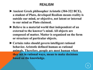 Philosophical Roots of Education | PPTX