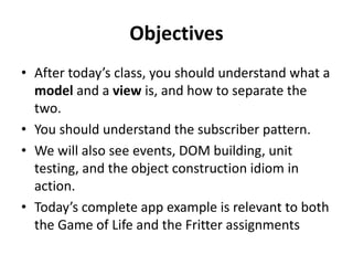 Structuring a Client-Side App | PPT