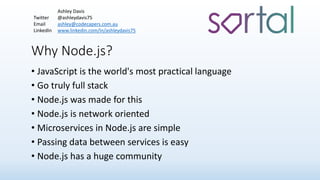 Building microservices with Node.js - part 1 | PPTX