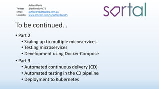Building microservices with Node.js - part 1 | PPTX | Web Development | Internet
