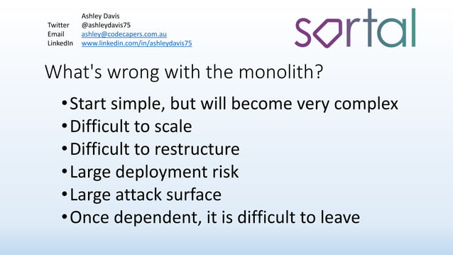 Building microservices with Node.js - part 1 | PPTX | Web Development | Internet