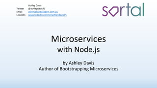 Building microservices with Node.js - part 3 | PPT