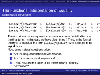 Propositional Equality and Identity Types | PDF