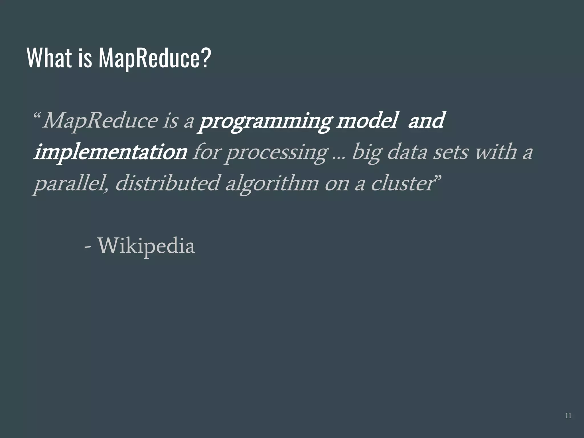 GoMR: A MapReduce Framework for Go | PPTX