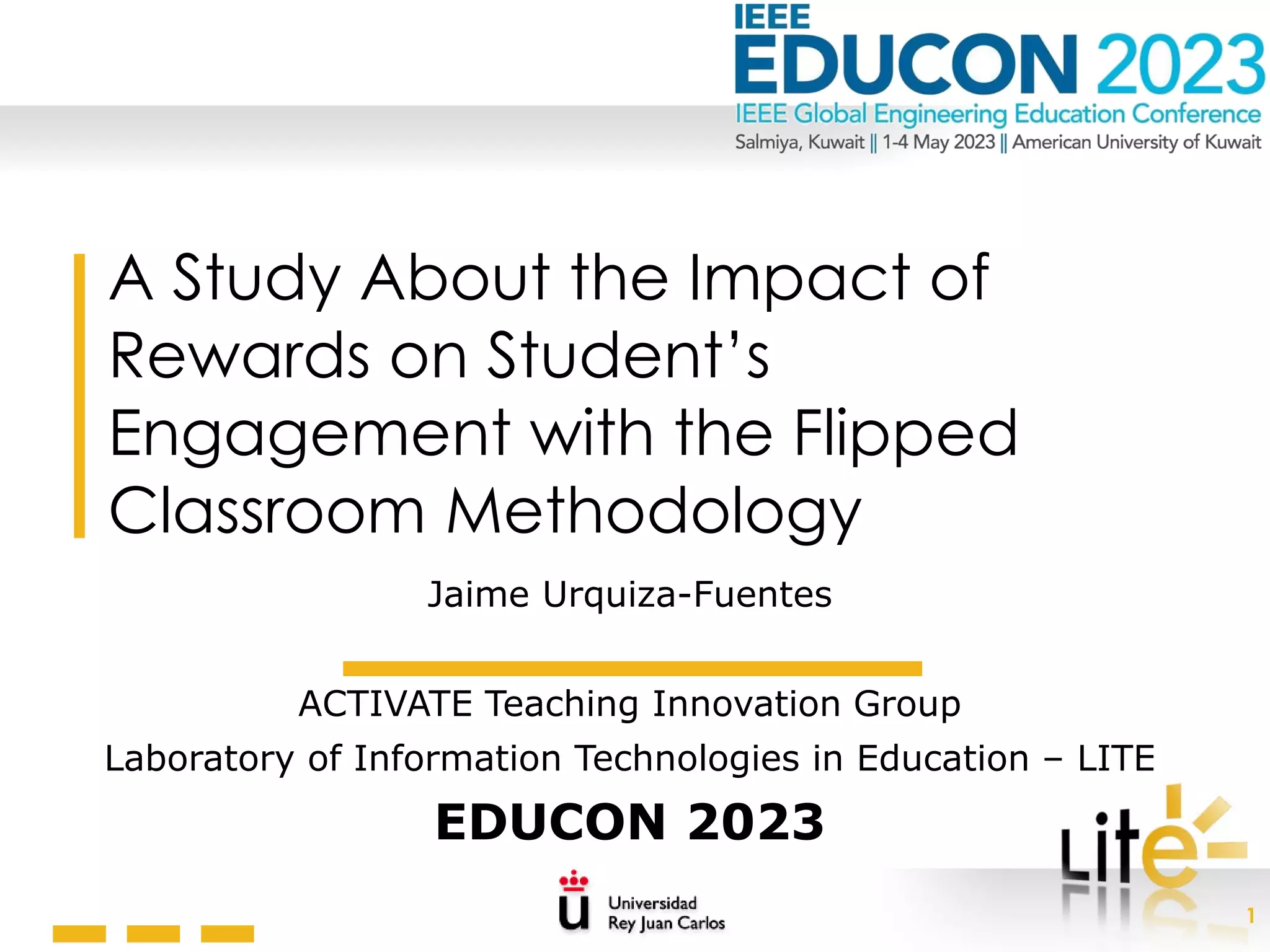 A study about the impact of rewards on student's engagement with the ...