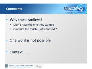 The meaning behind smileys - presentation at EMPIRE 2013 workshop at ...