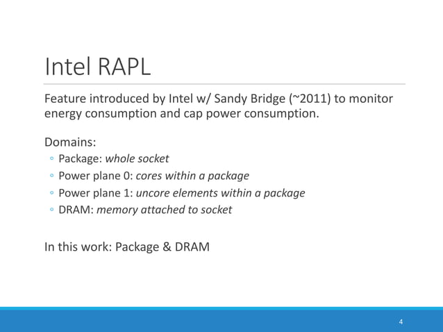 Exploring performance and energy consumption differences between recent Intel processors | PPT