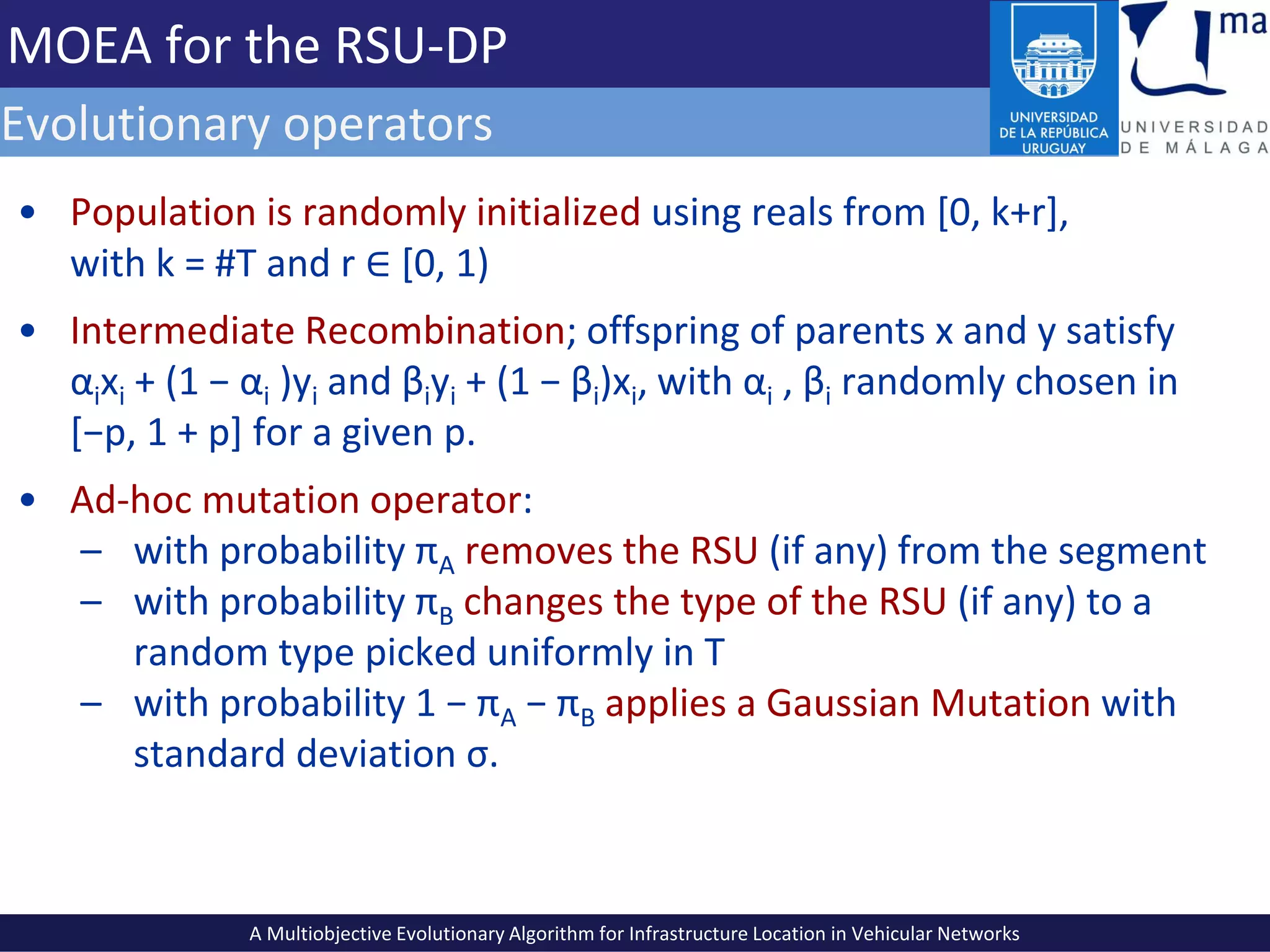 A Multiobjective Evolutionary Algorithm For Infrastructure Location In 3577