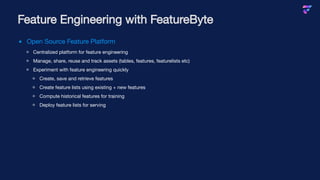 Simplify Feature Engineering in Your Data Warehouse | PDF