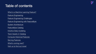Simplify Feature Engineering in Your Data Warehouse | PDF