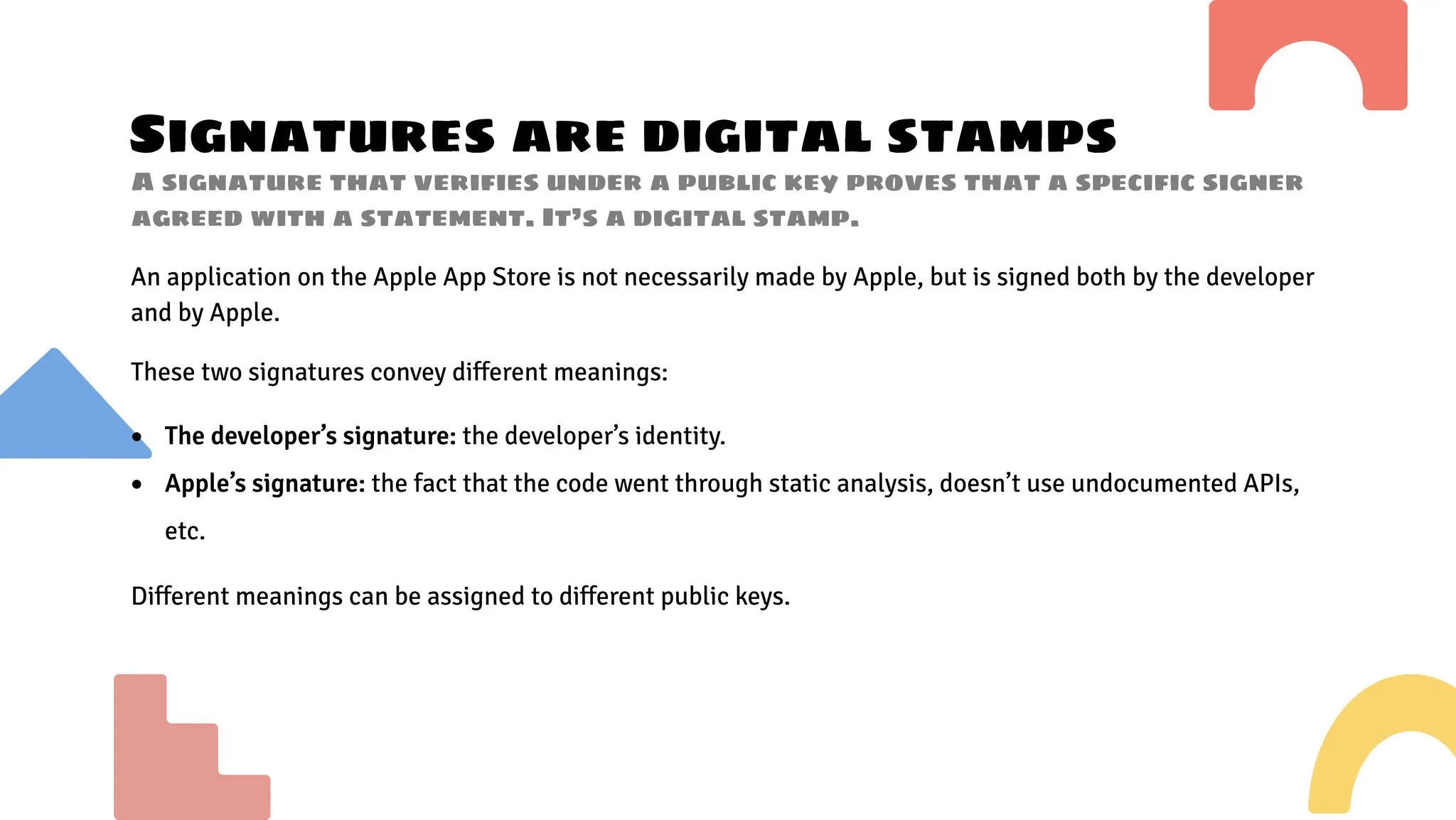 Revisiting authentication - Systems Distributed NYC, 2024 | PPT