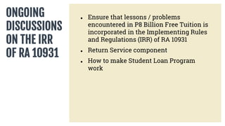 Free College in the Philippines | PDF