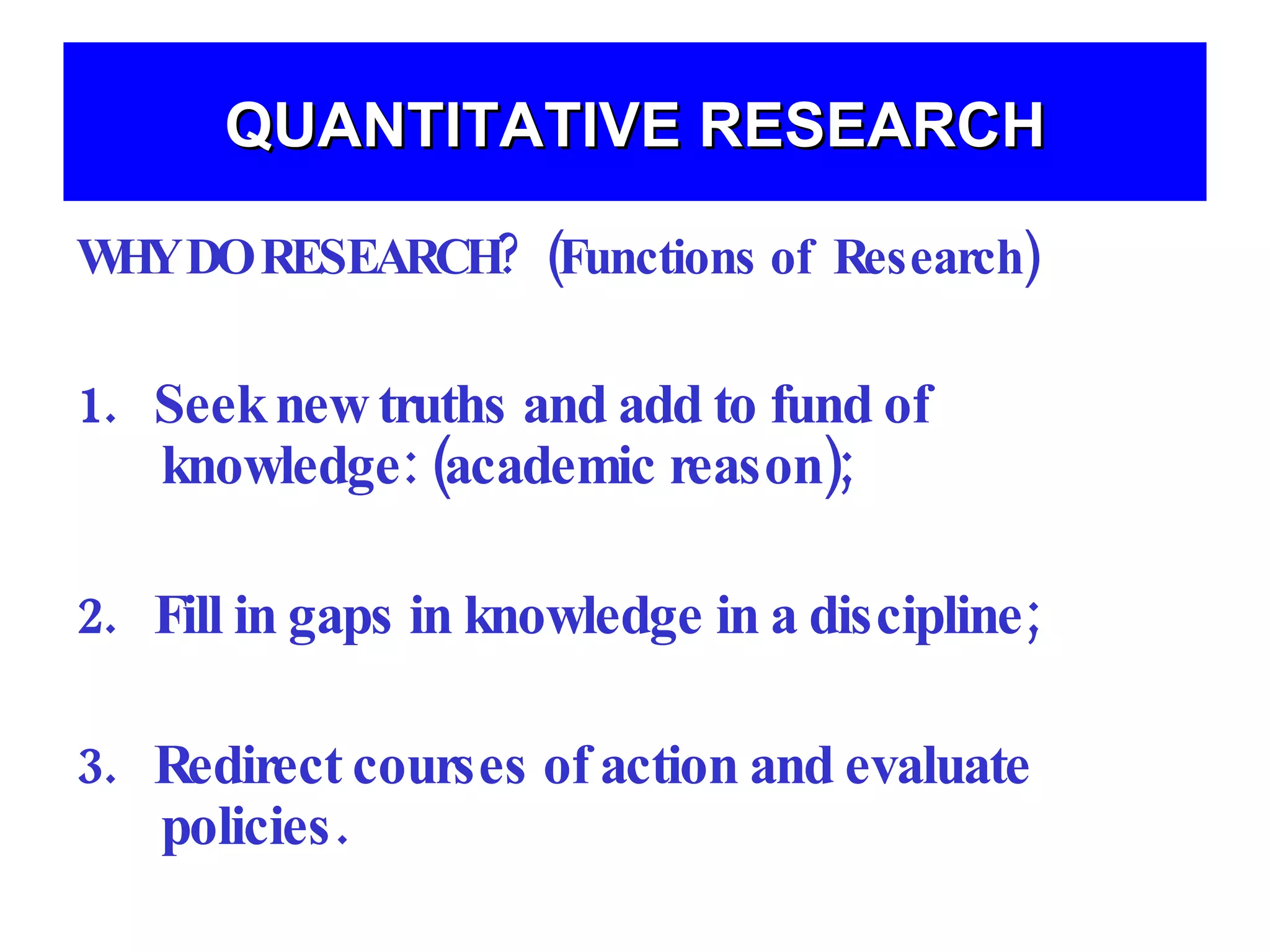 Quantitative Research | PPT