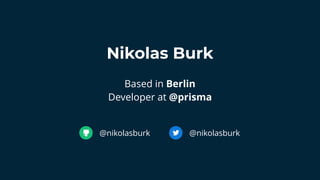 GraphQL & Prisma from Scratch | PPT