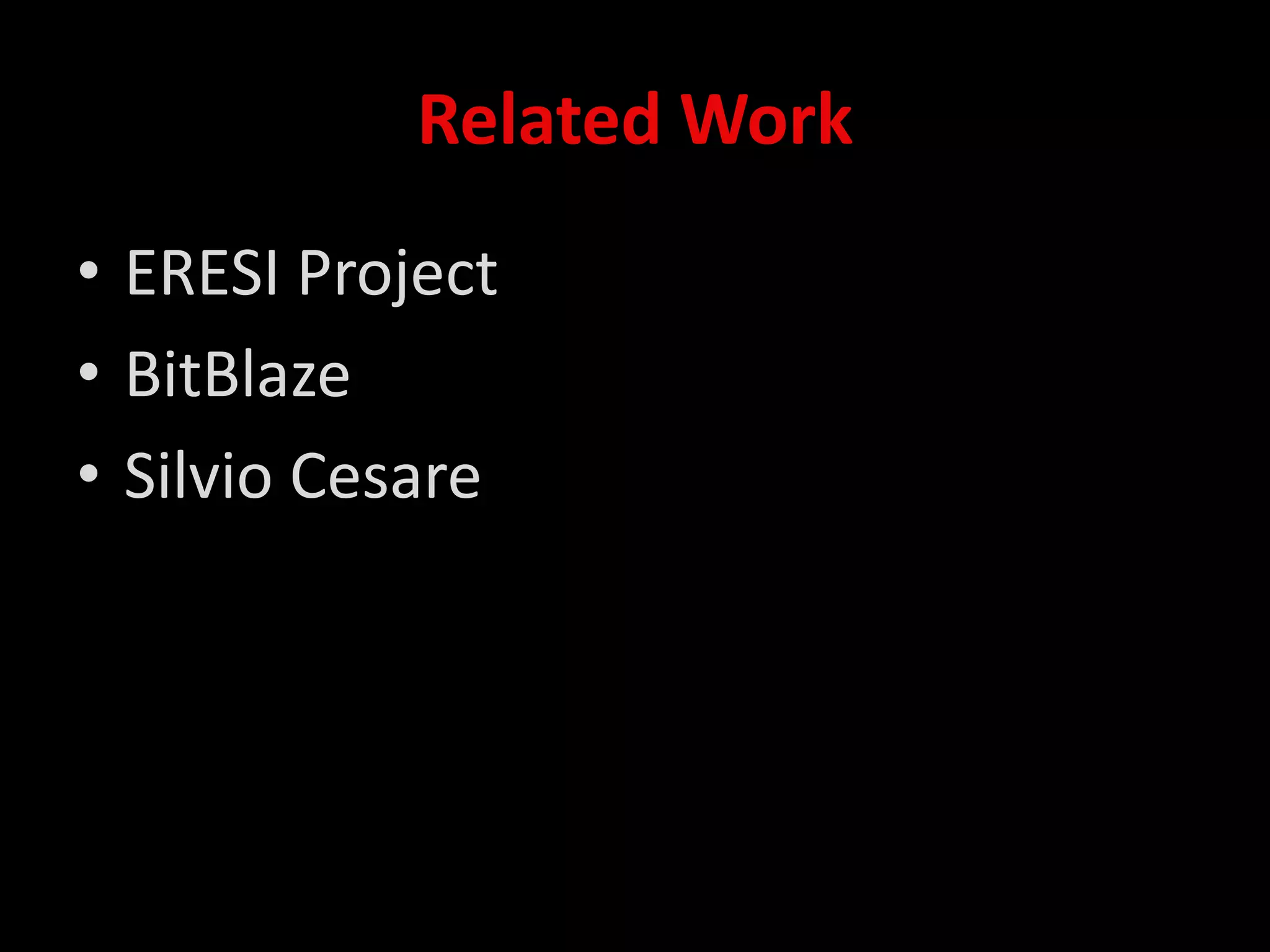 Applications of the Reverse Engineering Language REIL | PDF | Programming Languages | Computing