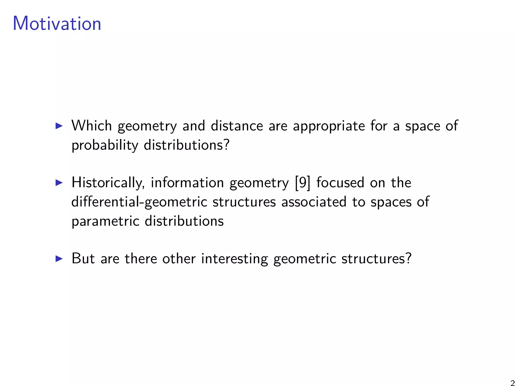 Clustering in Hilbert simplex geometry | PPT