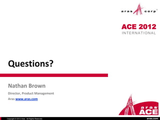 Intro to Aras PLM Software Solutions | PDF