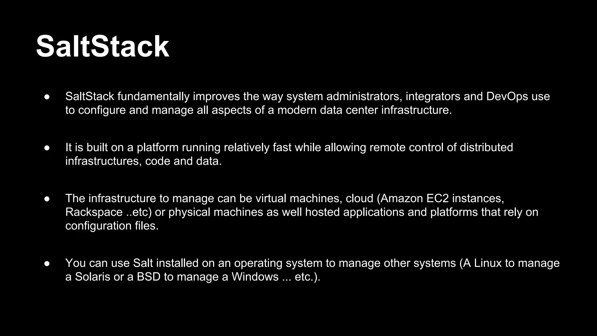 Introduction to SaltStack | PPT