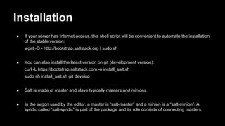 Introduction to SaltStack | PPT