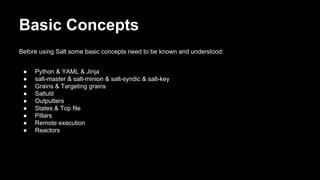 Introduction to SaltStack | PPT