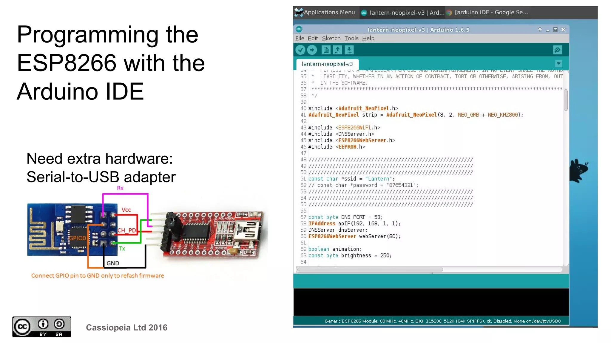 Cassiopeia Ltd - WiFi RGB lantern workshop | PDF