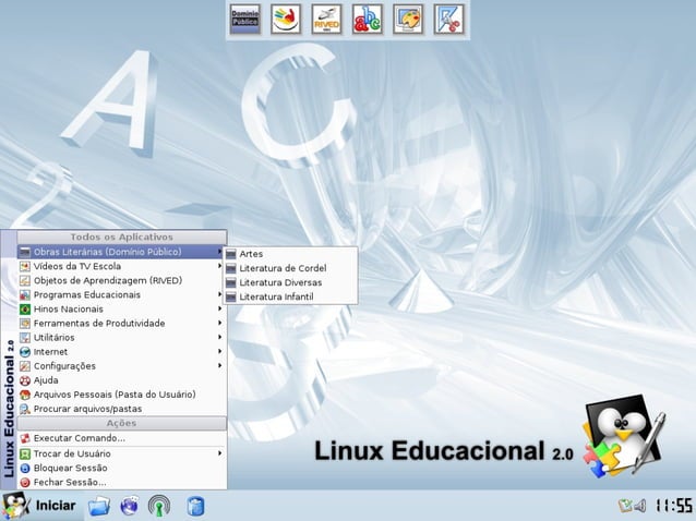 Slides Linux Educacional | PPT