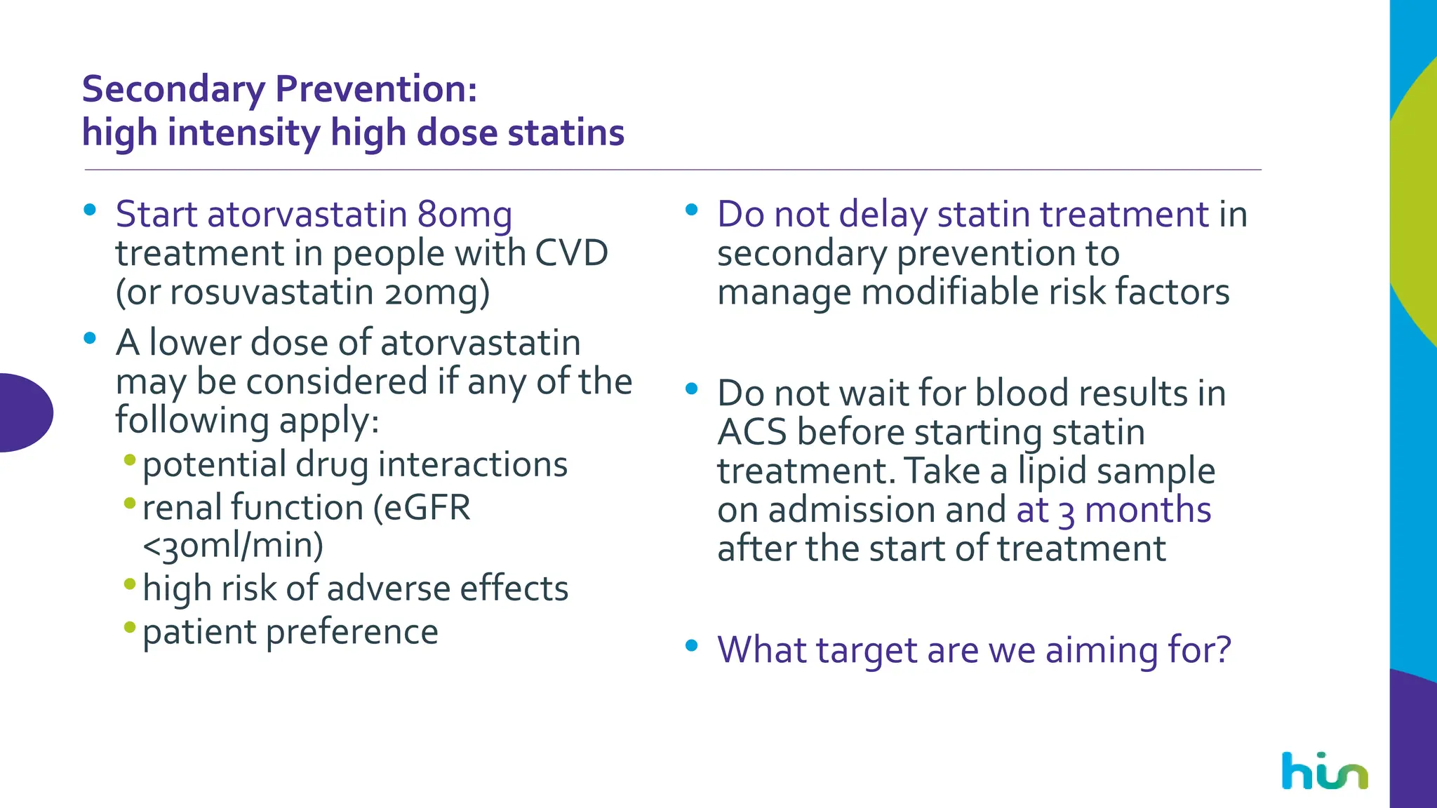 a lipid lowering case in primary and secondary prevention | PDF