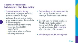 a lipid lowering case in primary and secondary prevention | PDF