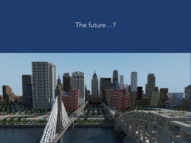 Exploring the Minecraft world using real world topographical data | PPT