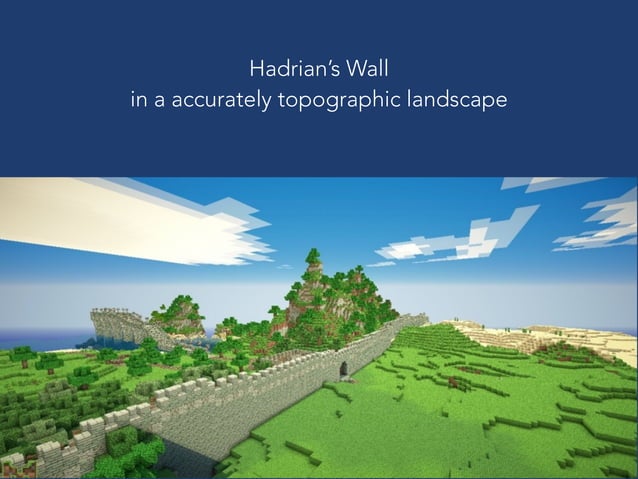 Exploring the Minecraft world using real world topographical data | PPT