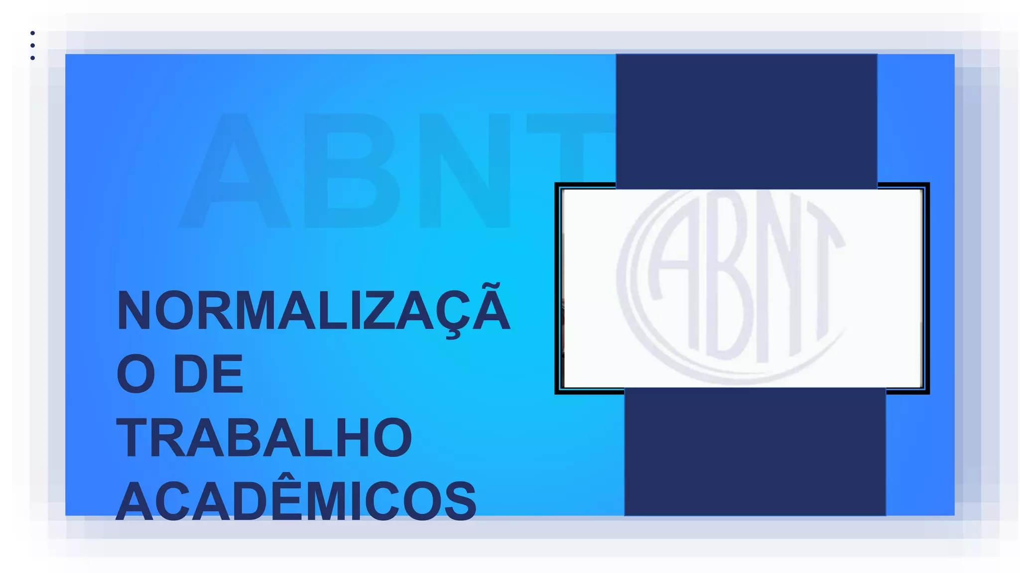 Slides-Normalização de Trabalhos Acadêmicos de Acordo com as Normas ...