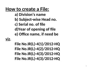 Presentation on Noting & Drafting in government offices | PPT