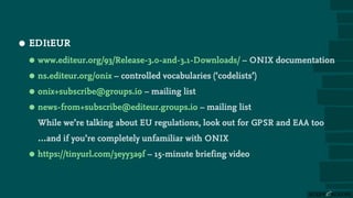 EUDR and ONIX: A supply chain lunch & learn - Tech Forum 2024 | PDF | Environment | Science