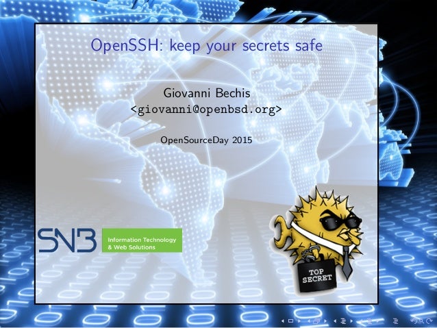 OpenSSH: keep your secrets safe OpenSSH: keep your secrets safe