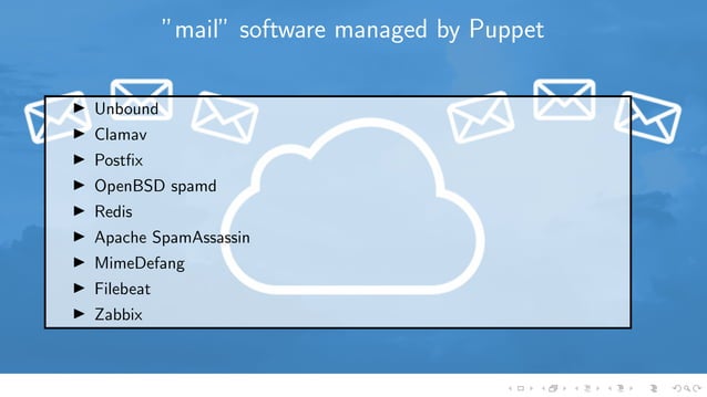 Scaling antispam solutions with Puppet | PPT